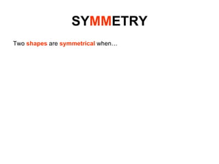 Symmetrical shapes | PPT