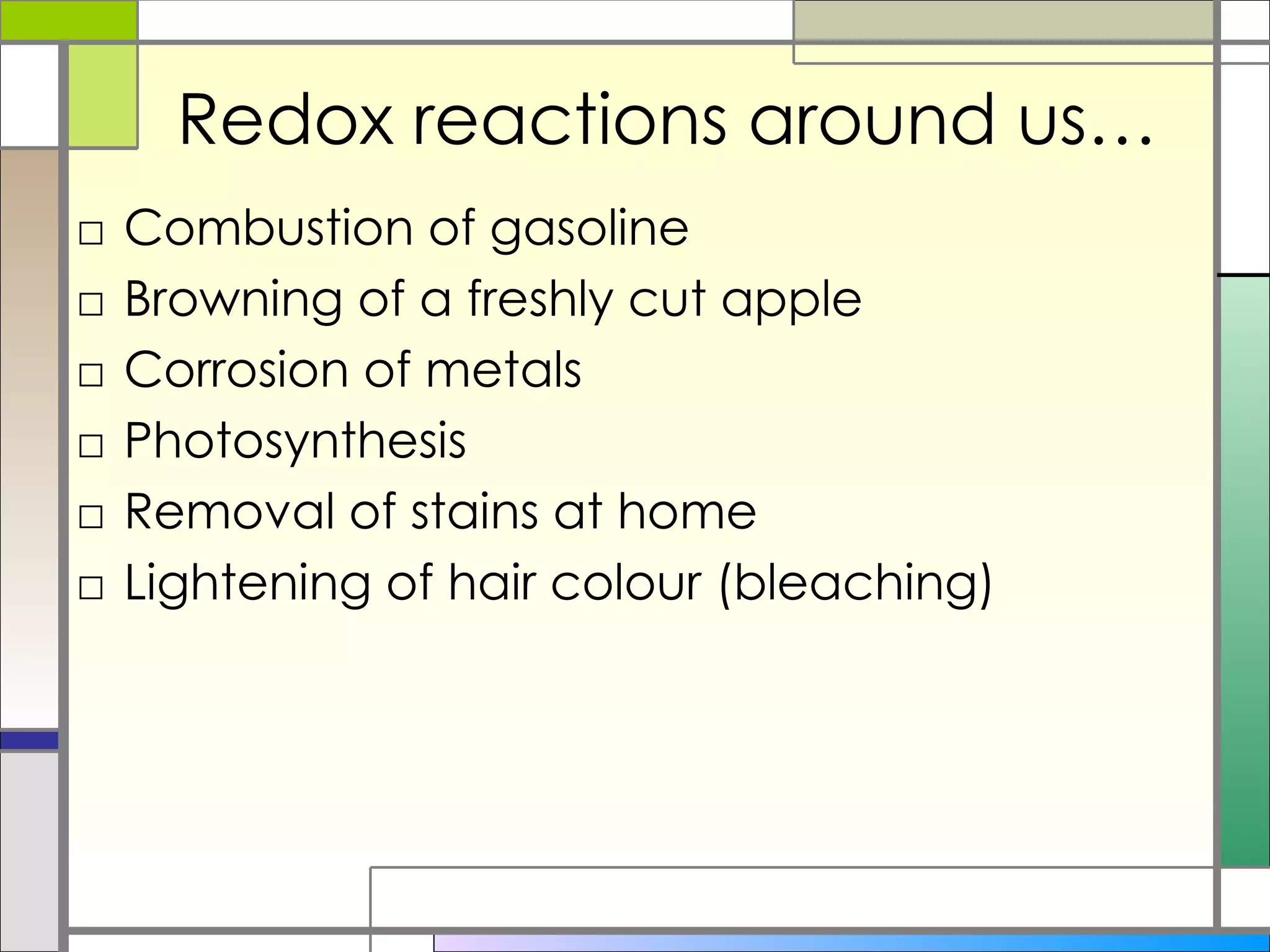 Redox Reactions | PPT