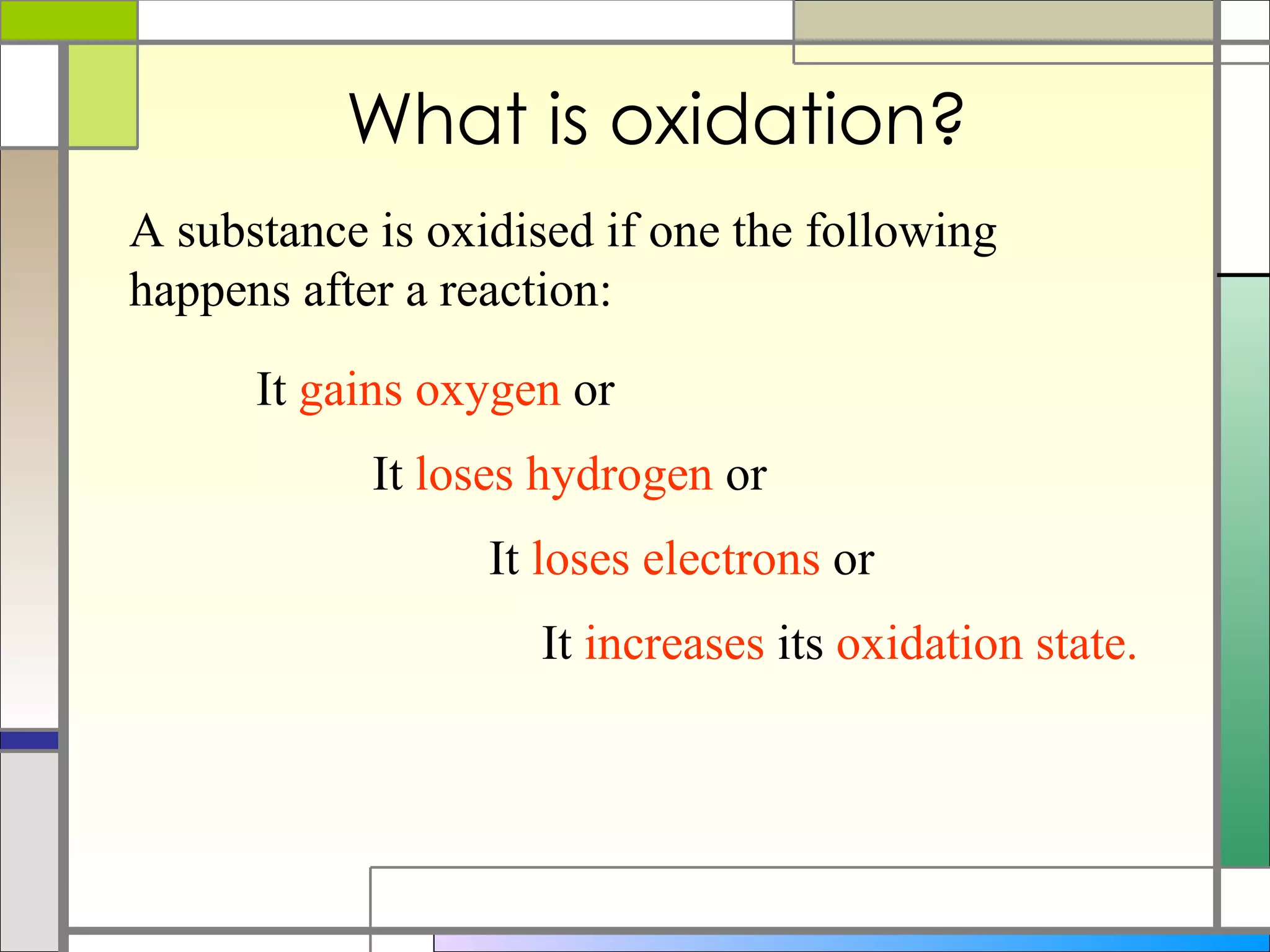 Redox Reactions | PPT