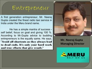 Meru Cabs | PPT