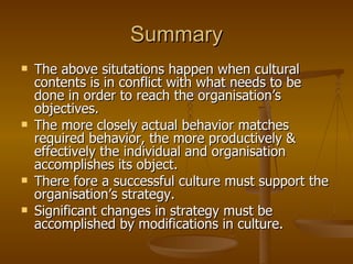 Organisational Culture and Strategic Planning | PPT