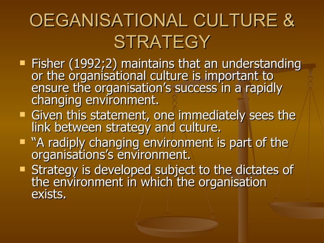 Organisational Culture and Strategic Planning | PPT | Business ...