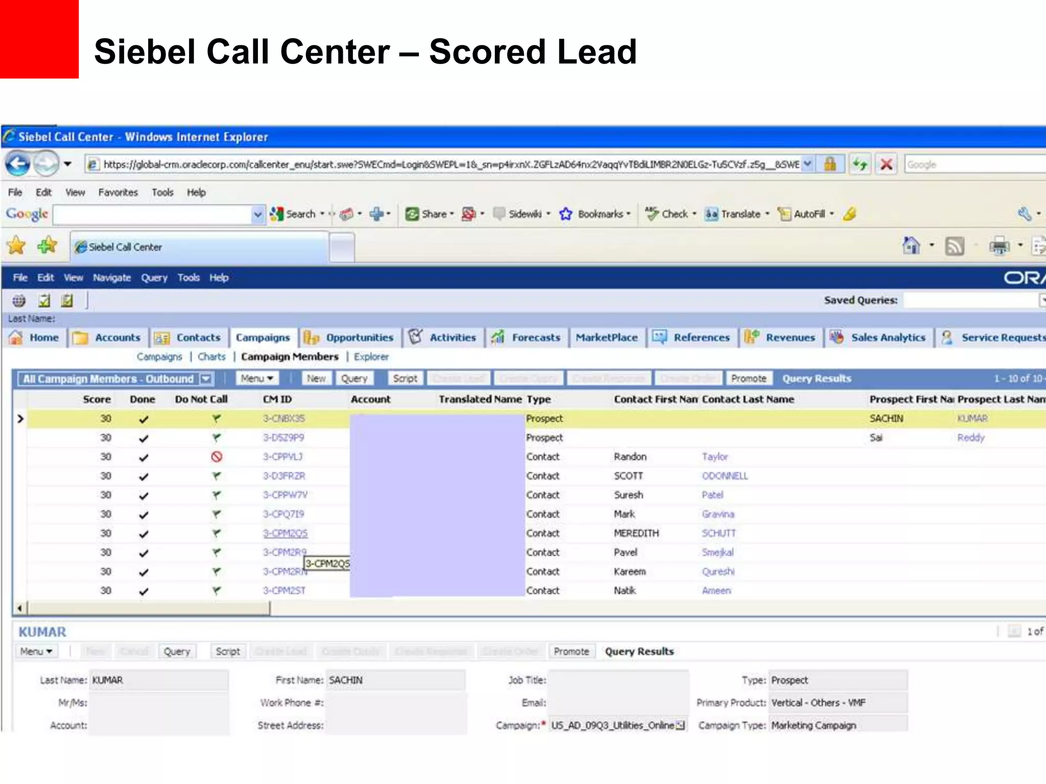 CRM at Oracle: Real-Time Decisions | PPT