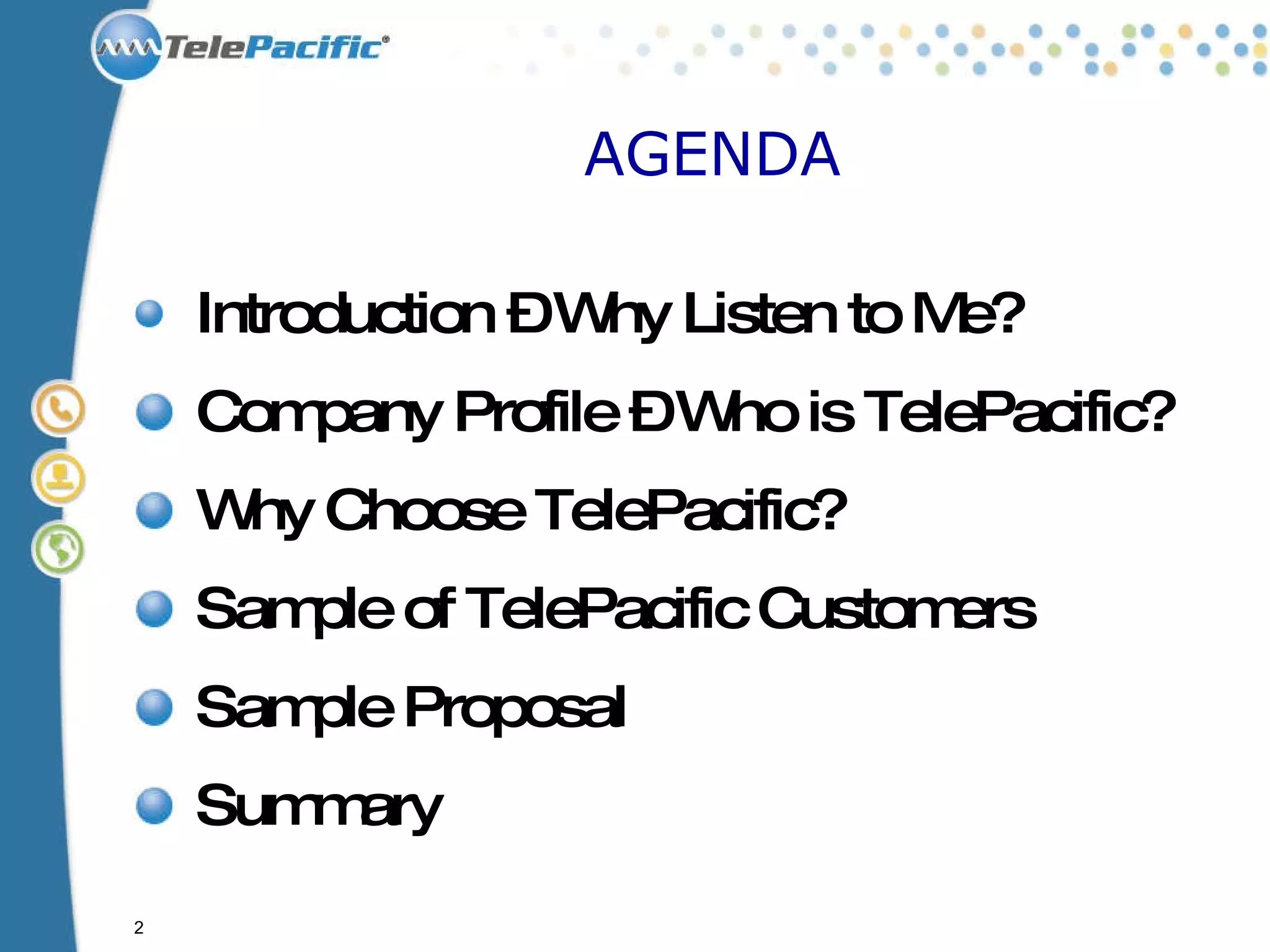 TelePacific Company Overview | PPT