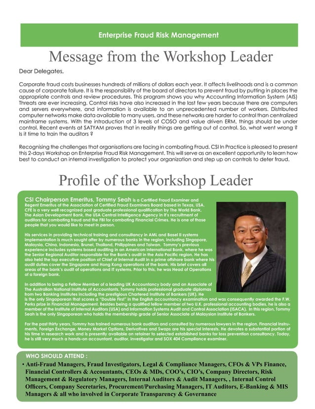 Enterprise Fraud Risk Management | PDF