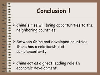Is China Giving Rise Threats To the World? | PPT