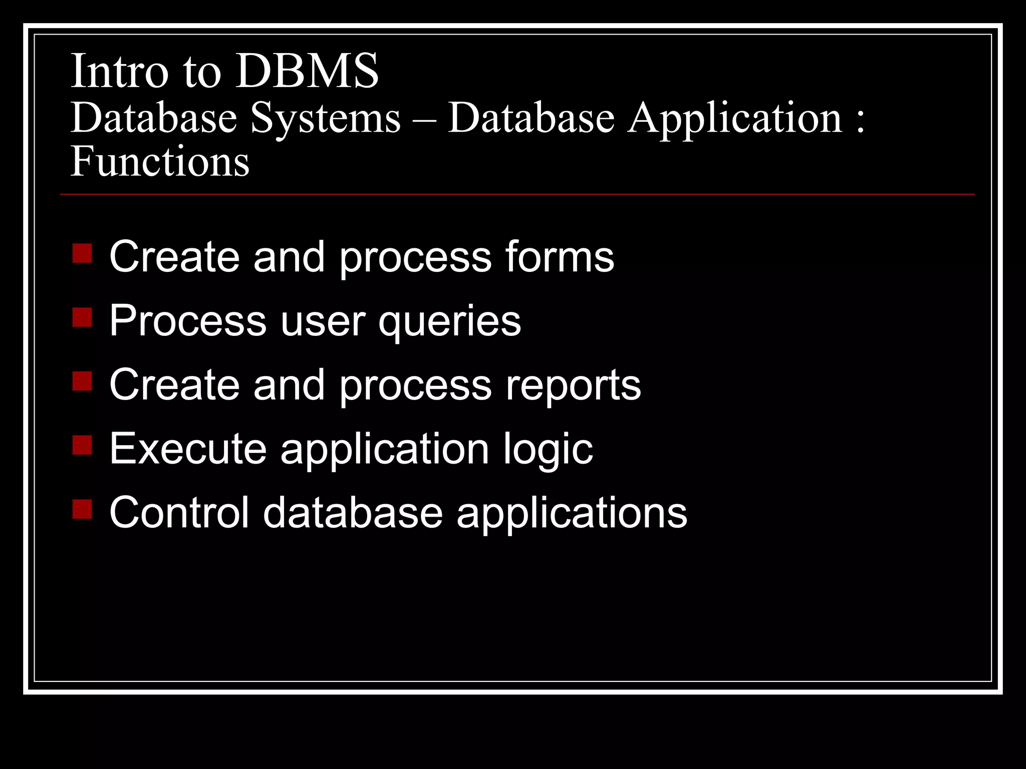 Data Base Management System | PPT
