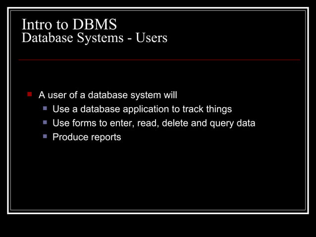 Data Base Management System | PPT