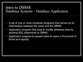 Data Base Management System | PPT