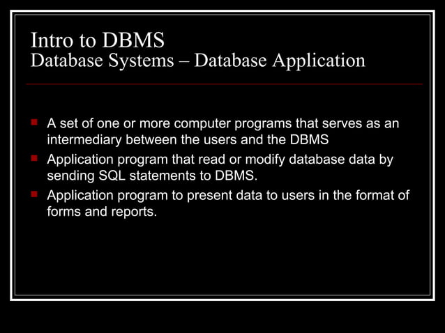 Data Base Management System | PPT