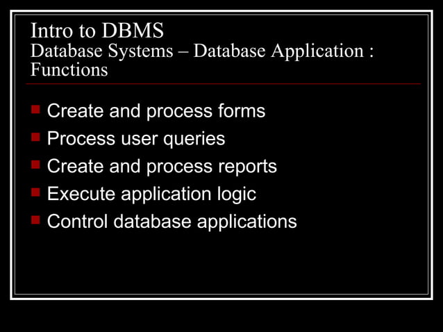 Data Base Management System | PPT