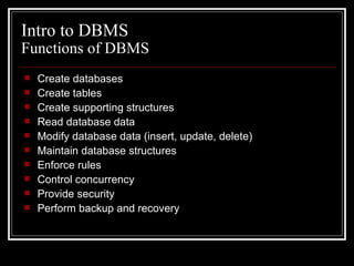 Data Base Management System | PPT