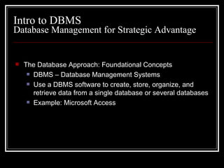 Data Base Management System | PPT