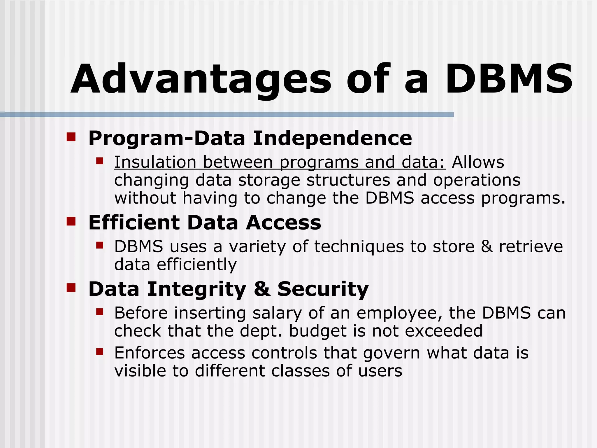 Files Vs DataBase | PPT