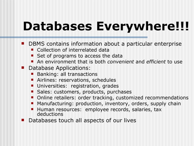 Files Vs DataBase | PPT | Databases | Computer Software and Applications