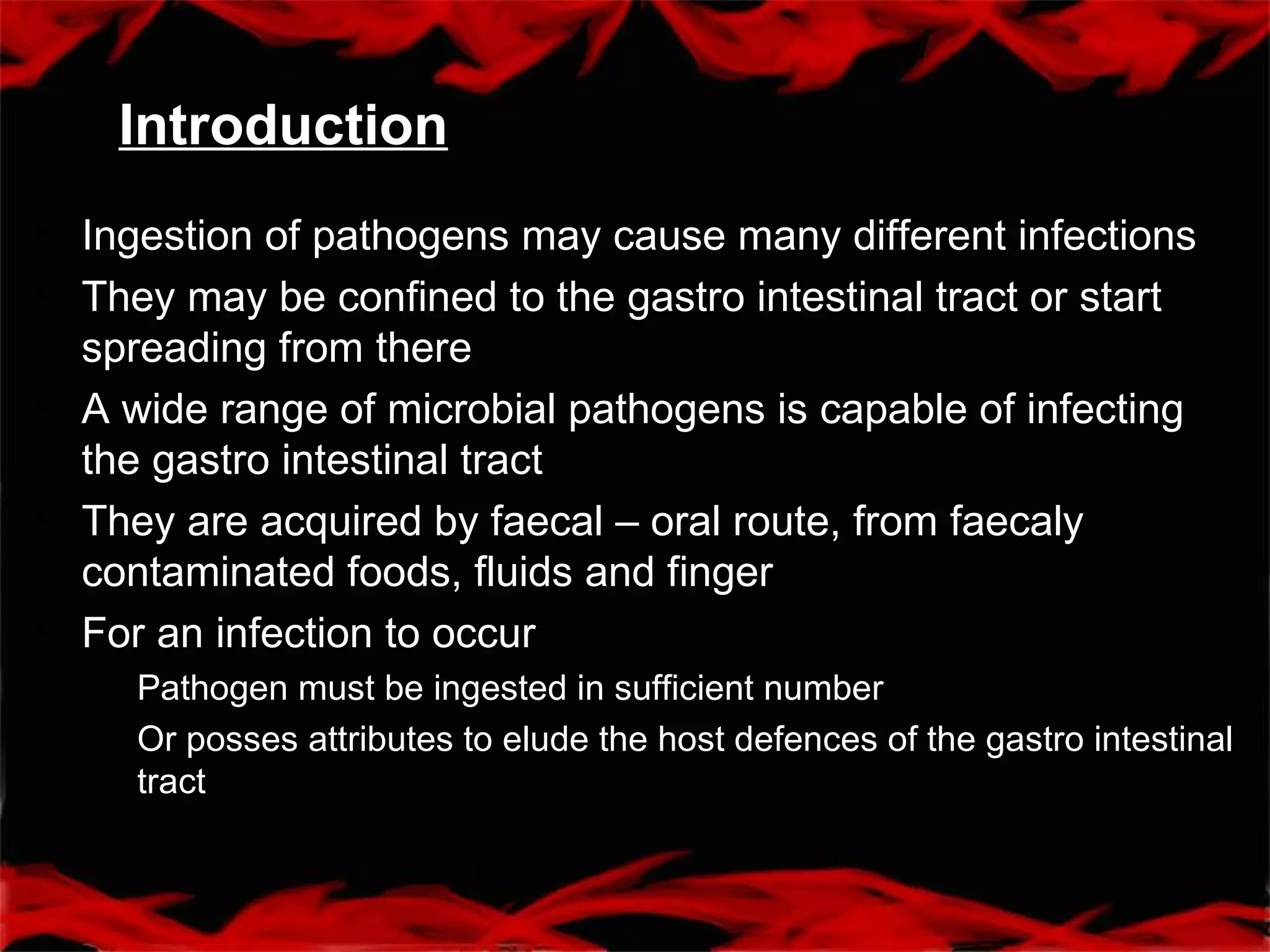 Gastro intestinal infections | PPT