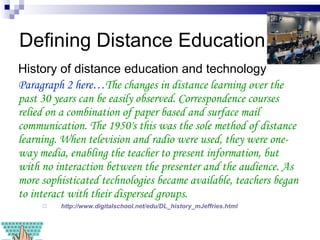 Distance Education | PPT