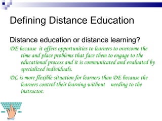 Distance Education | PPT