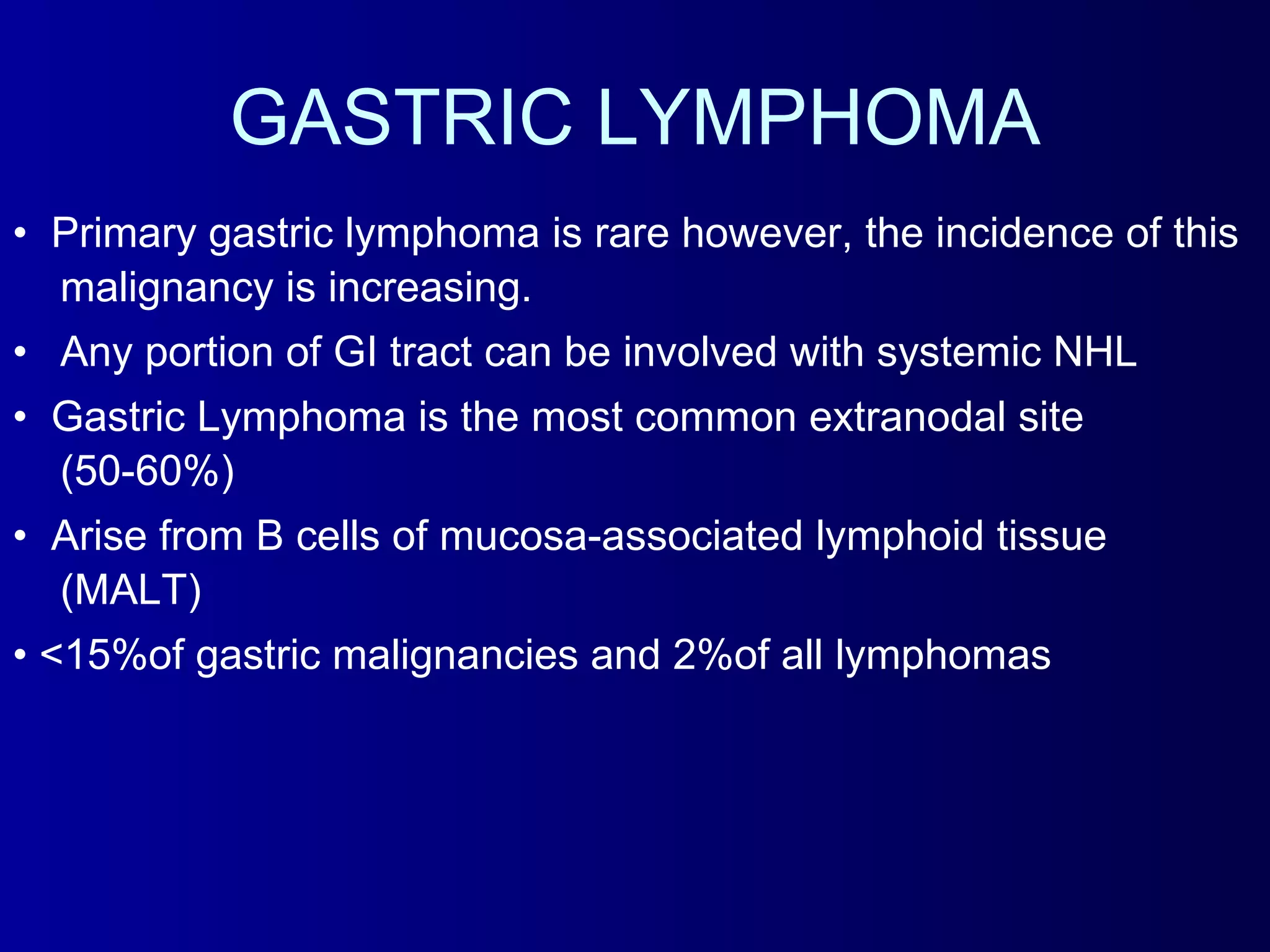 Radiotherapy Of Gastric Lymphoma | PPT