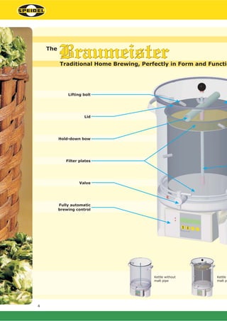 Speidel brew master brewing system | PDF