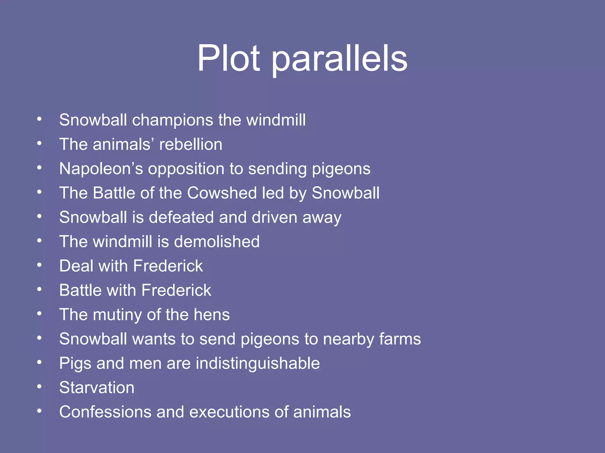 Animal Farm Allegory Powerpoint | PPT