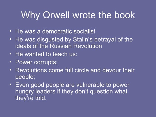 Animal Farm Allegory Powerpoint | PPT