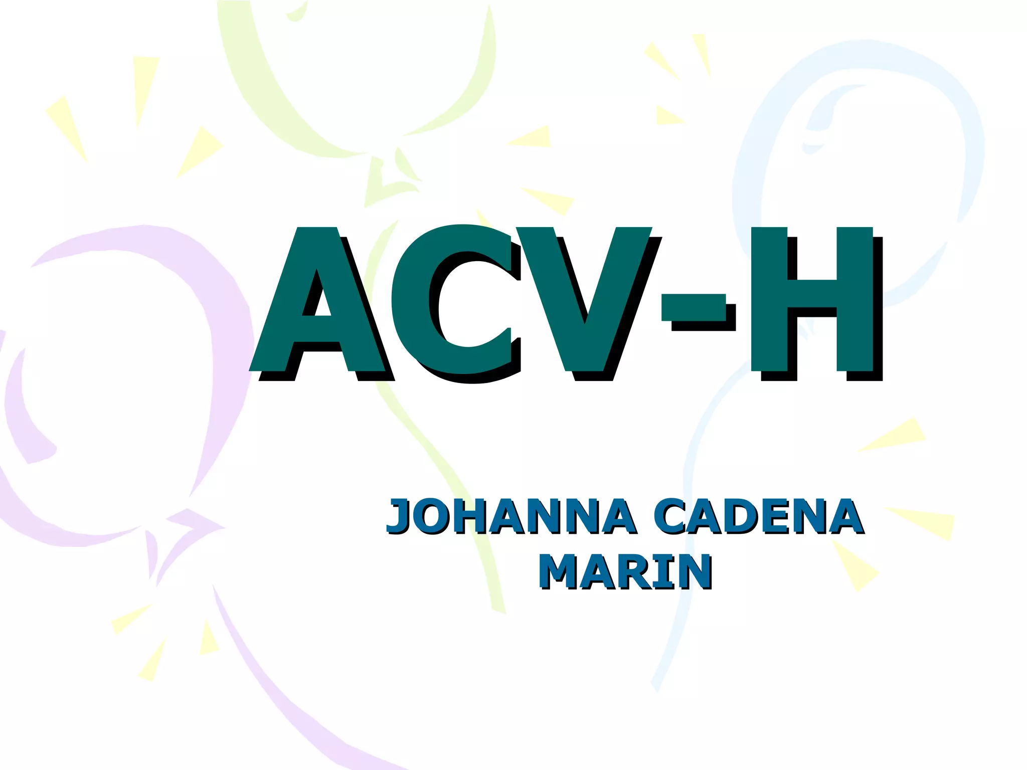 MAPAS CONCEPTUALES ACV | PPT