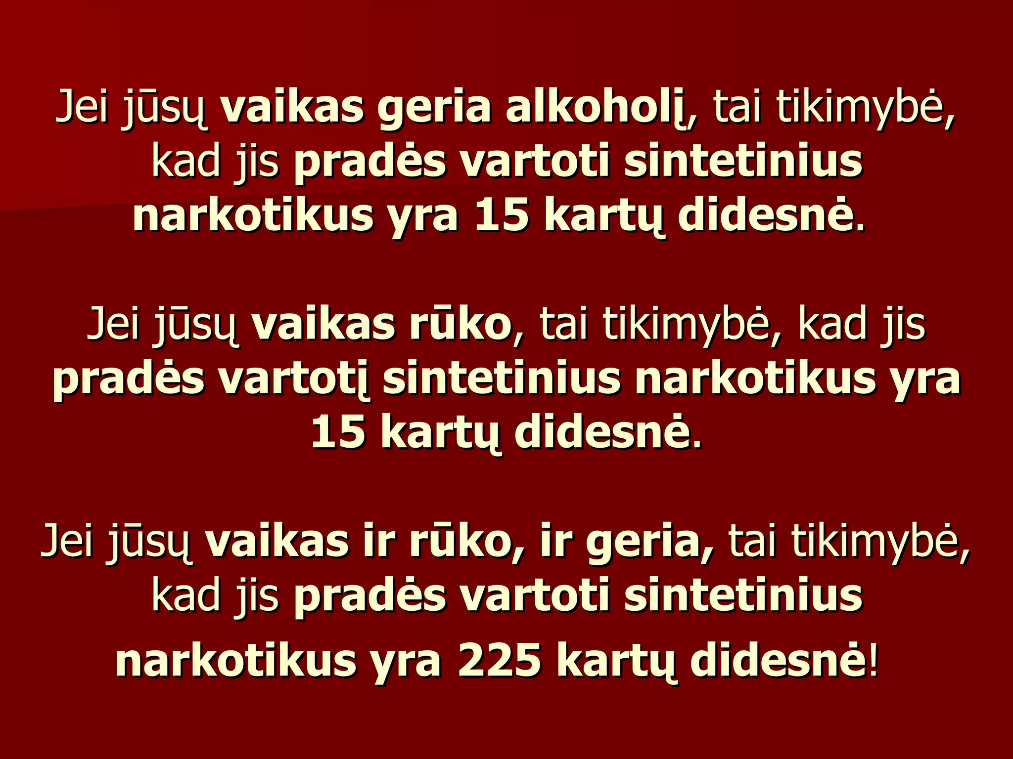 Alkoholis ir tabakas Lietuvoje | PPT