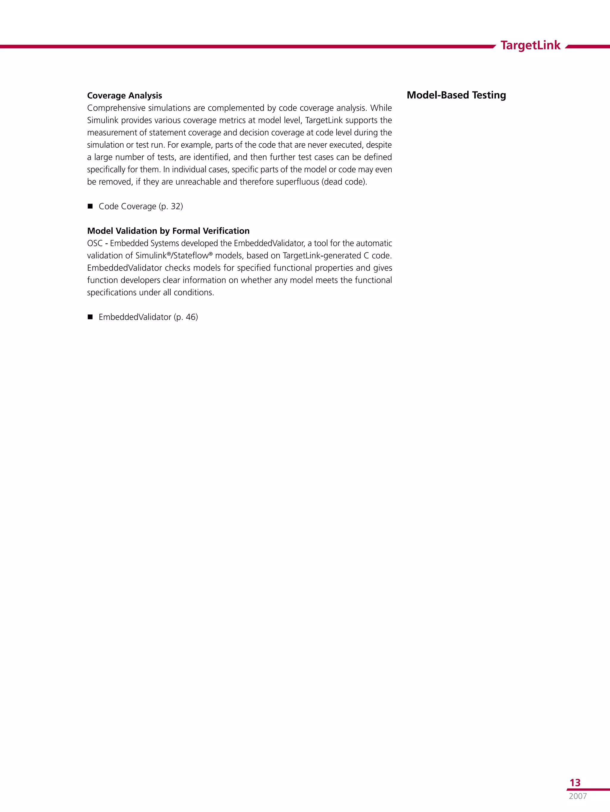 Targetlink Presentation | PDF