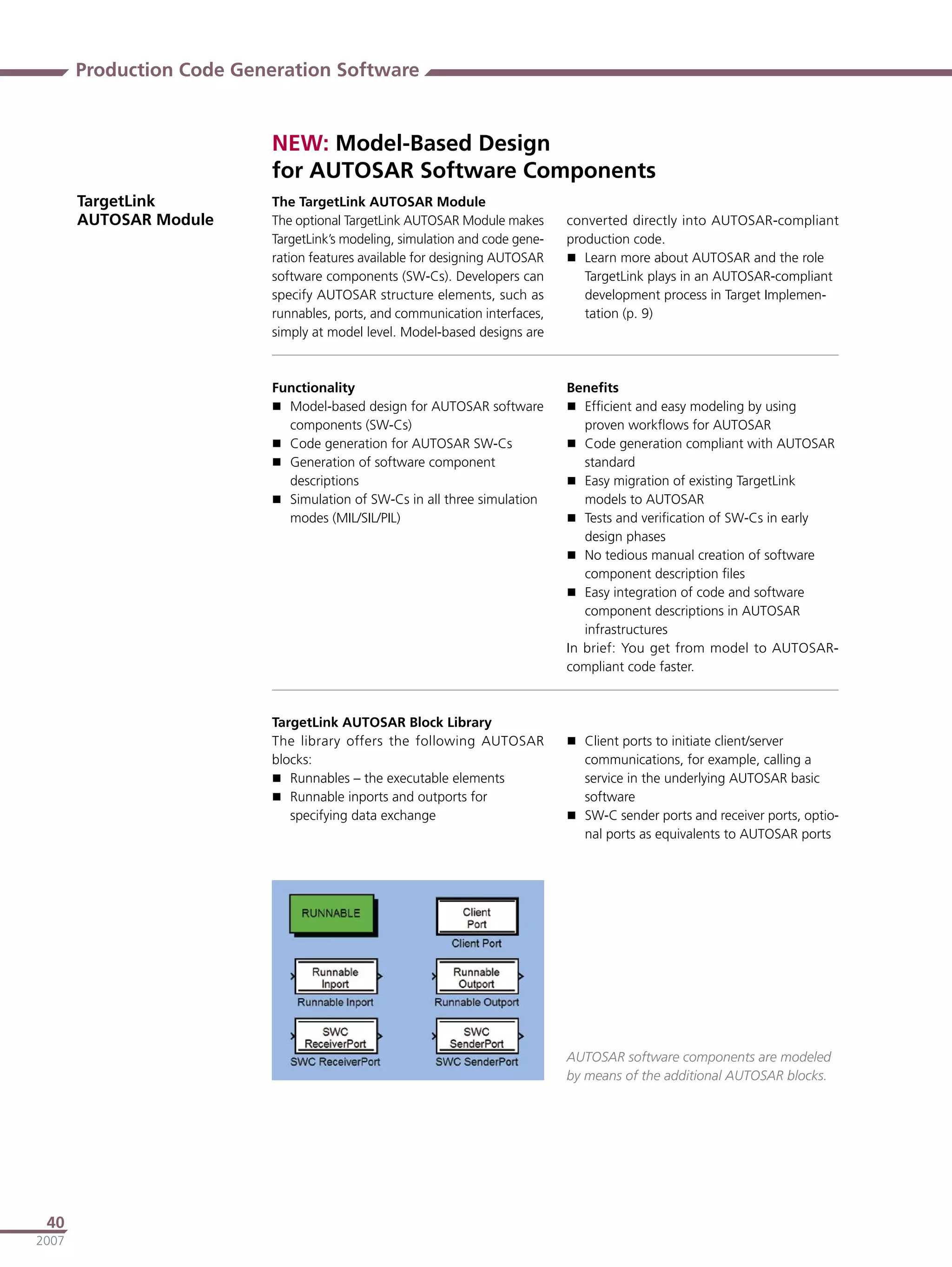 Targetlink Presentation | PDF