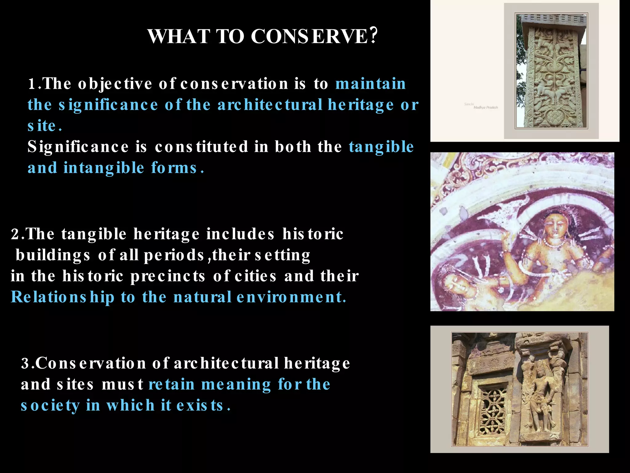 Conservation of Heritage Buildings | PPT