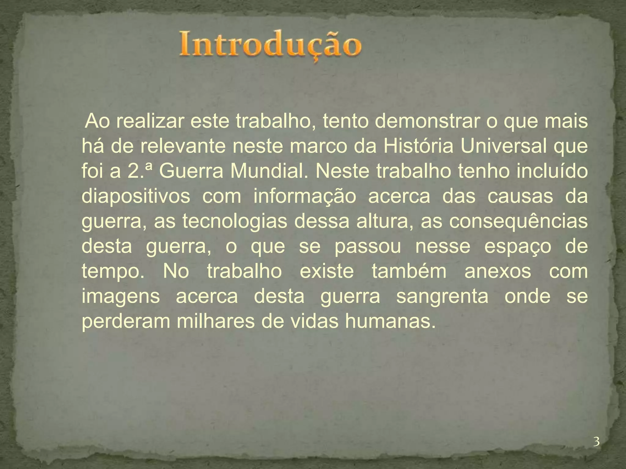 II Guerra Mundial | PPTX