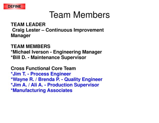 Six Sigma Project-Iverson | PDF