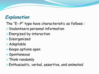 MBTI test - by Adhelia | PPT