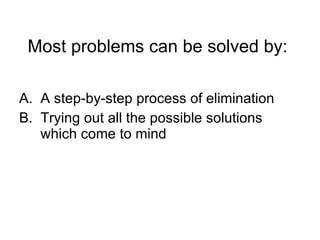 Synthesis - Problem Solving | PPT