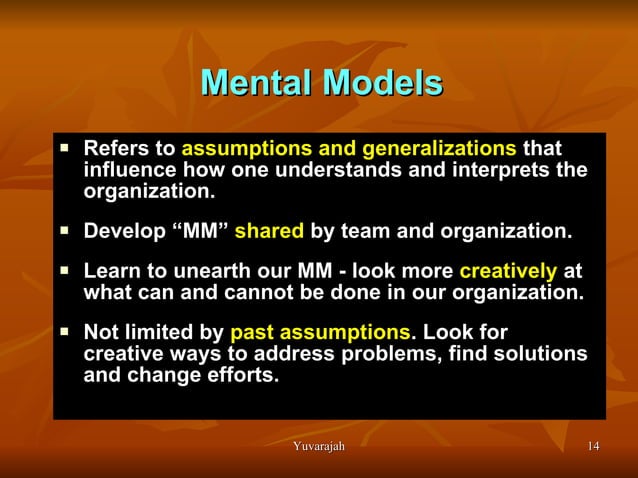 Learning Organisation adapted from Peter Senge's 5th Discipline ...