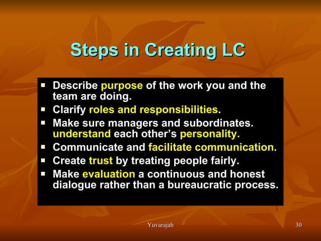 Learning Organisation adapted from Peter Senge's 5th Discipline ...