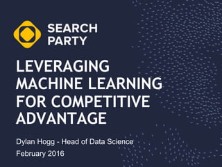 Leveraging Machine Learning for Competitive Advantage by Dylan Hogg ...
