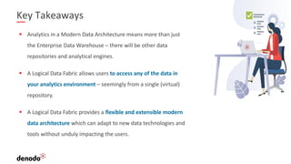How to Swiftly Operationalize the Data Lake for Advanced Analytics Using a Logical Data Fabric ...