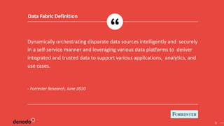 How to Swiftly Operationalize the Data Lake for Advanced Analytics Using a Logical Data Fabric ...