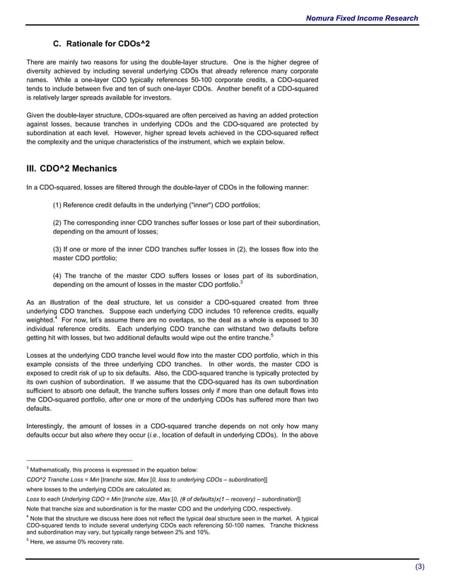 CDO-Squared Demystified | PDF