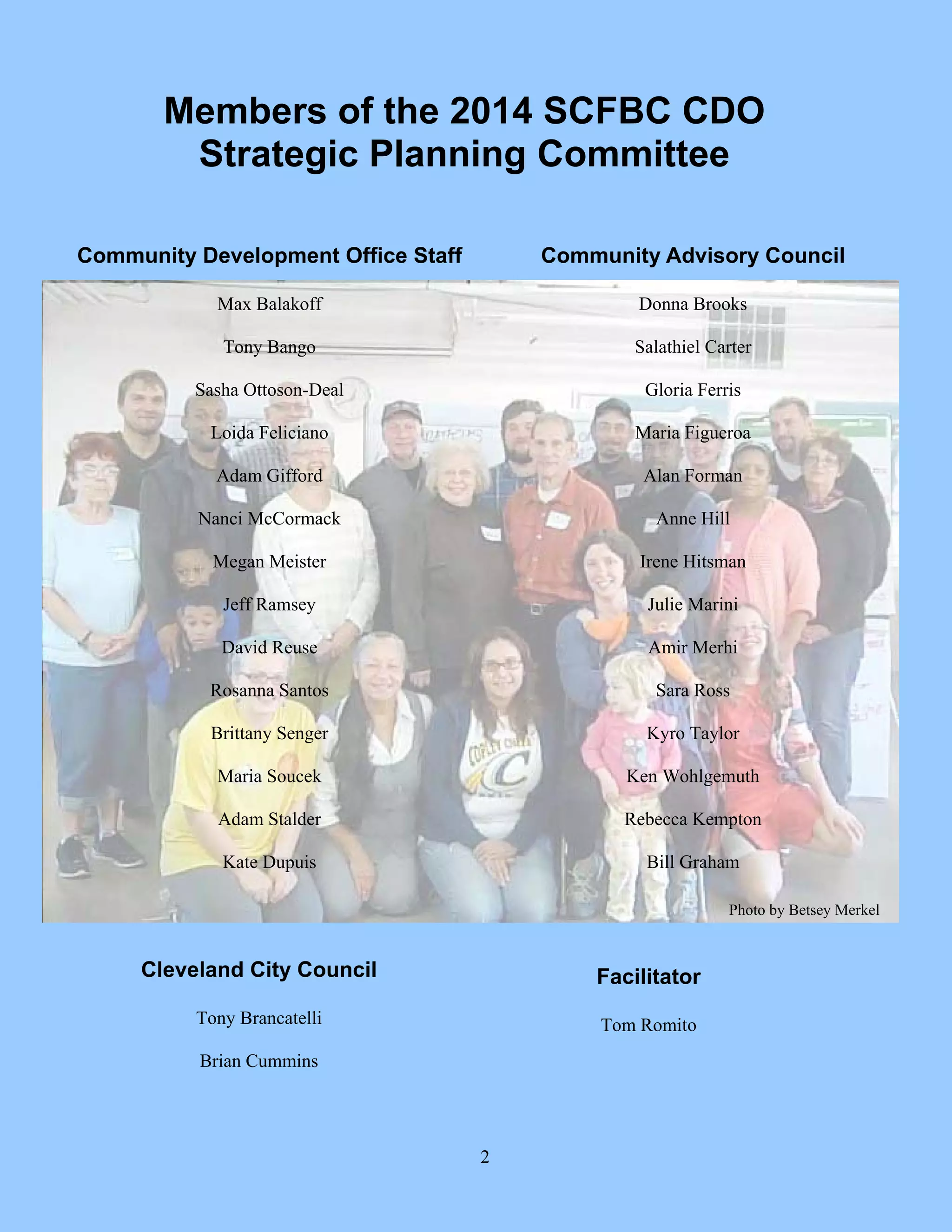 Strategic Planning Process - Stockyard, Clark-Fulton, Brooklyn Centre ...