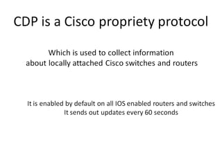 Cisco Tech Talk: Cisco Discovery Protocol Explained – ATQXZT