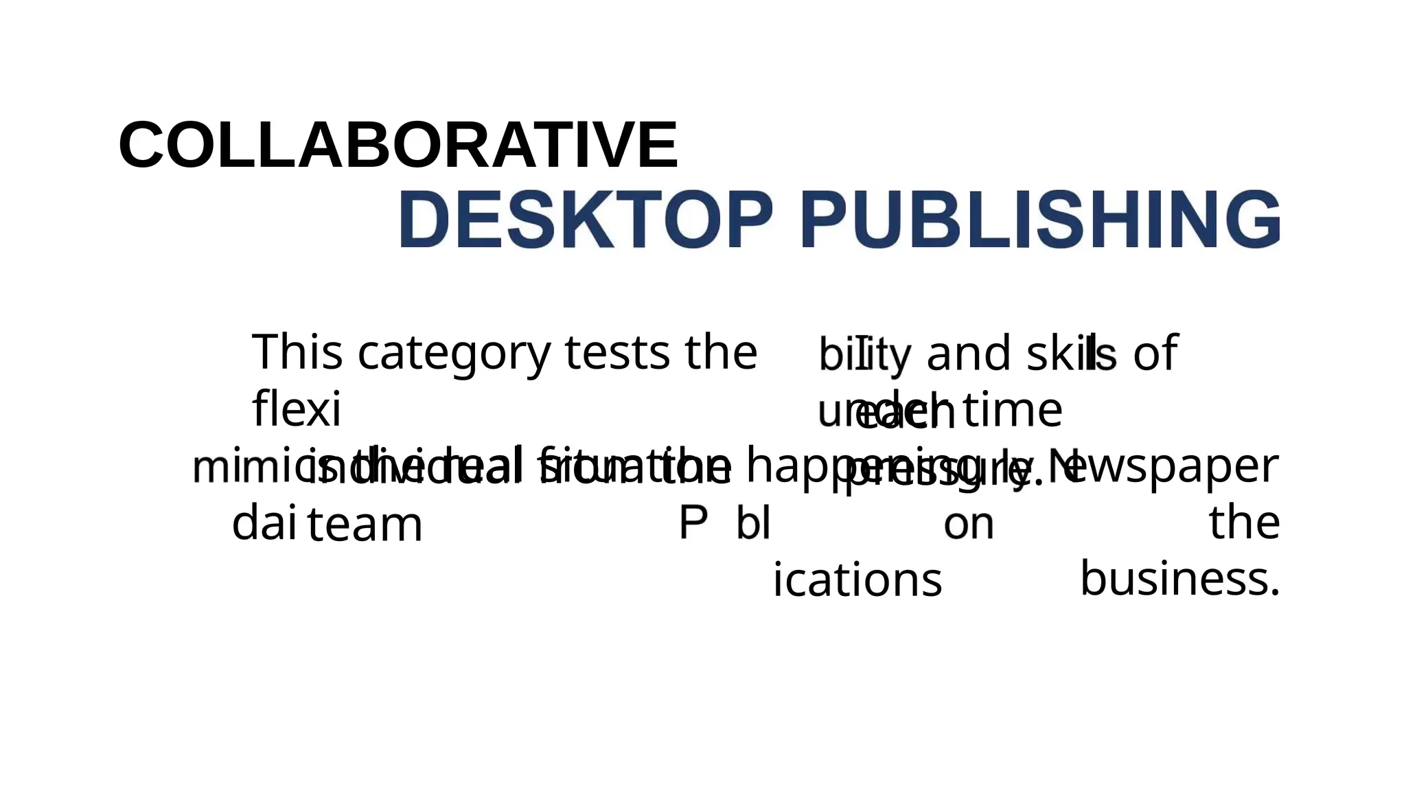 Collaborative Desktop Publishing power point | PPTX