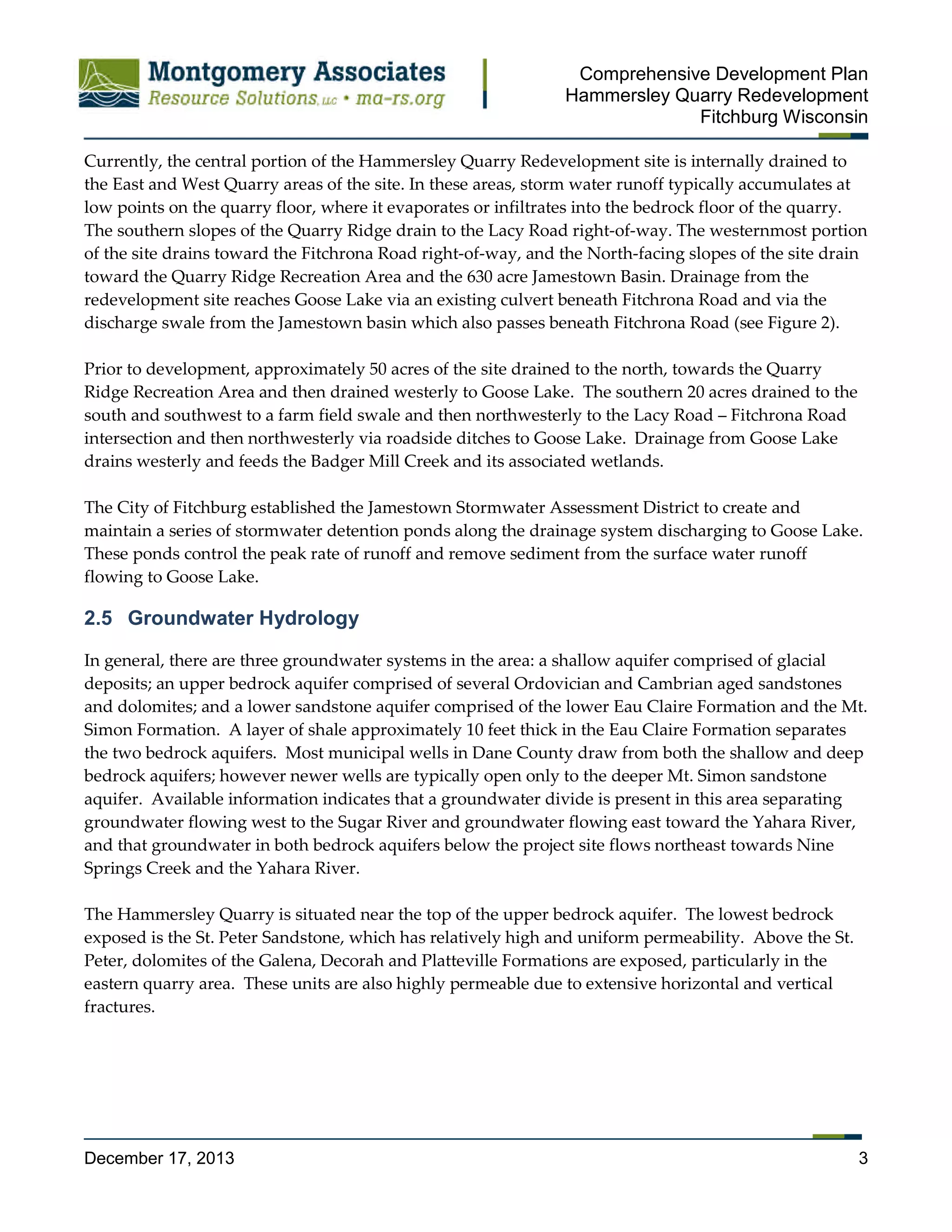 Comprehensive Development Plan | Quarry Vista | PDF