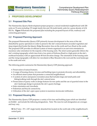 Comprehensive Development Plan | Quarry Vista | PDF