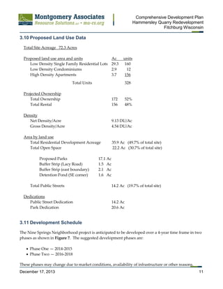 Comprehensive Development Plan | Quarry Vista | PDF