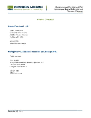 Comprehensive Development Plan | Quarry Vista | PDF