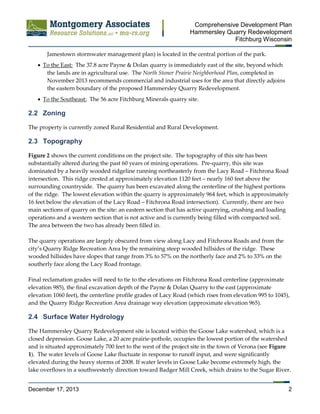 Comprehensive Development Plan | Quarry Vista | PDF