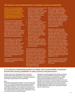 Carbon Disclosure Project: Reducing Risk and Driving Business Value | PDF